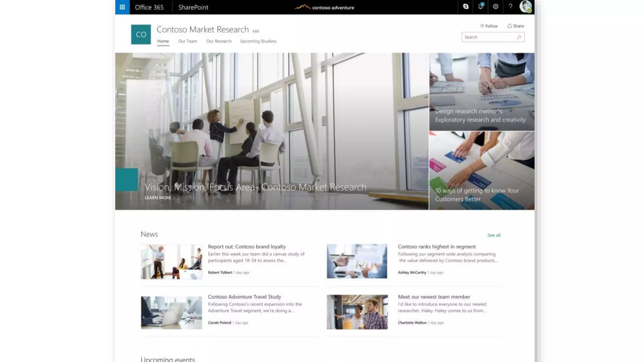 SharePoint communications sites overview presentation | PPTX