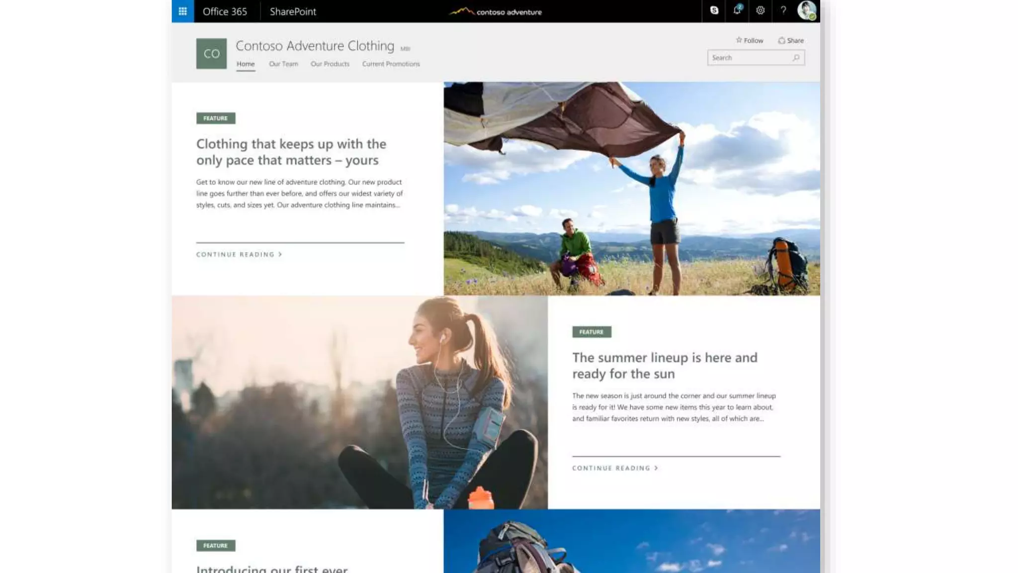 SharePoint communications sites overview presentation | PPTX