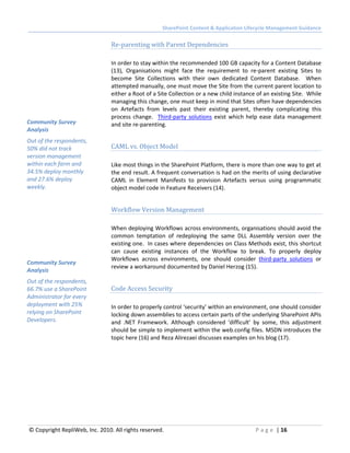 Share point content and application lifecycle management guidance | PDF