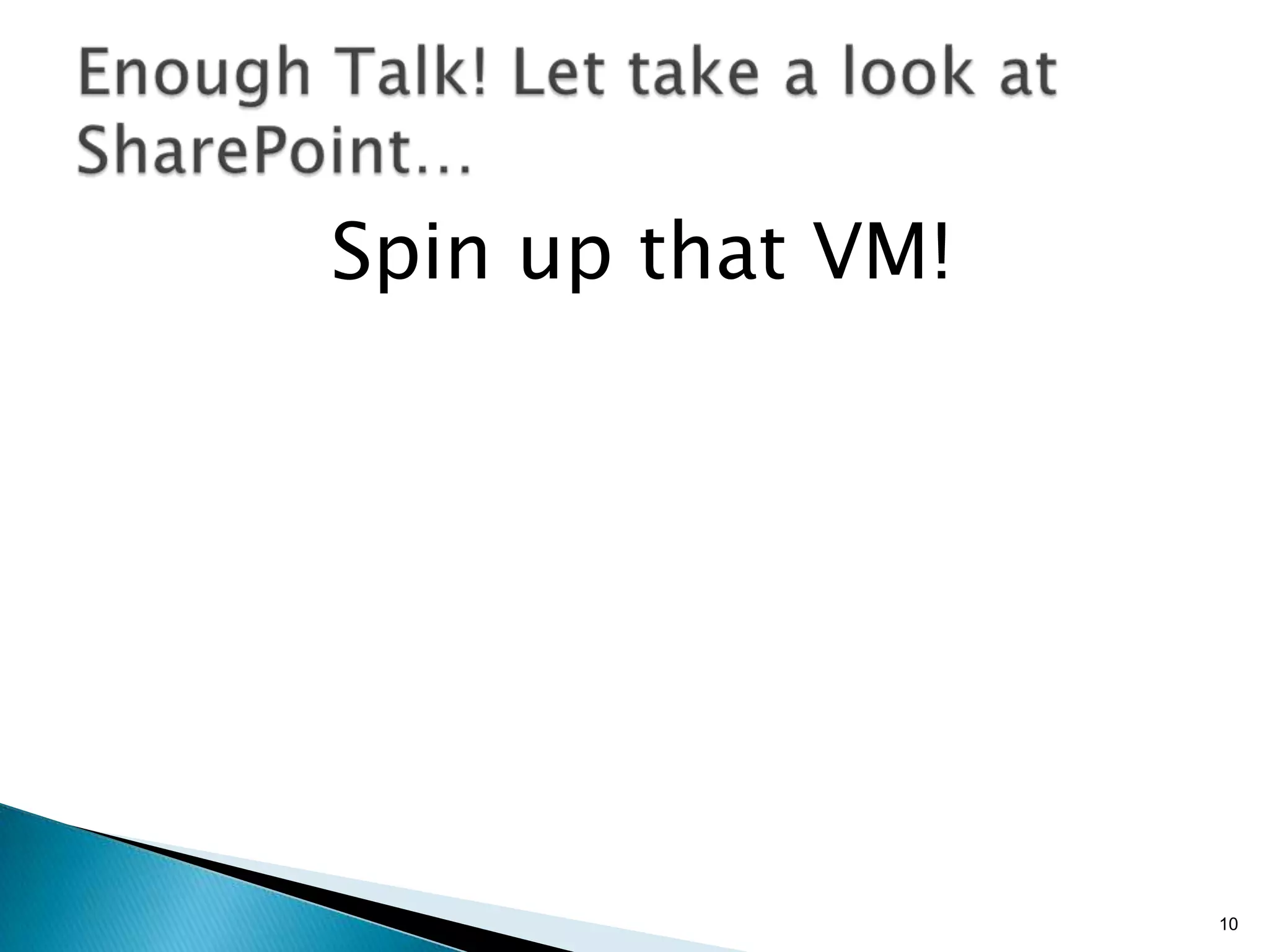 SharePoint content deployment presentation | PPTX