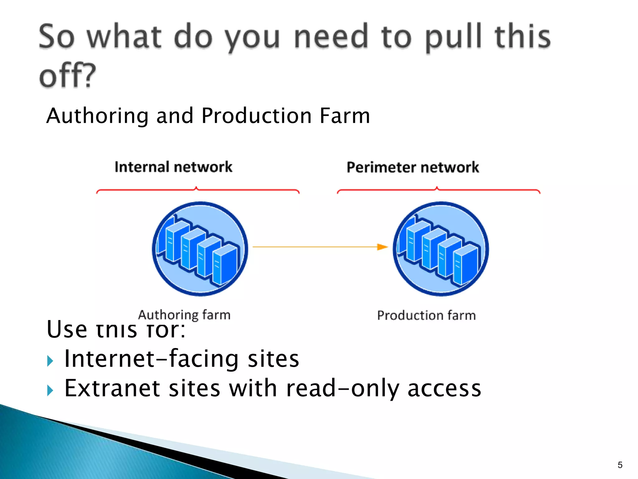 SharePoint content deployment presentation | PPTX
