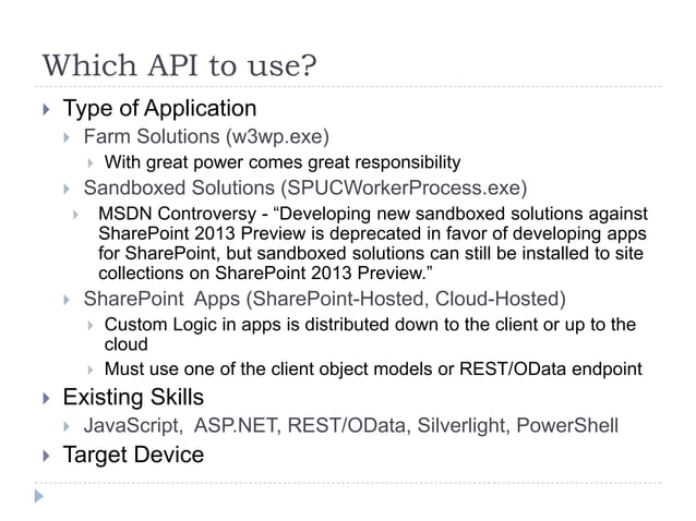 Sharepoint Client Object Model Csom Ppt