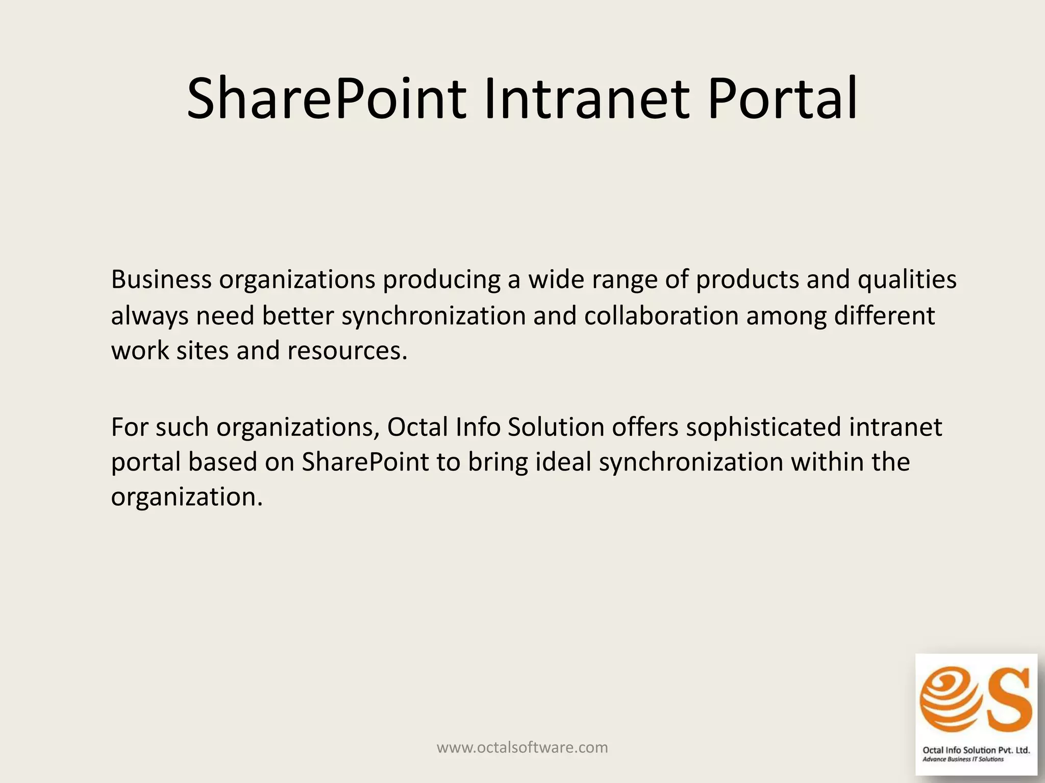 Custom SharePoint Development | PPT