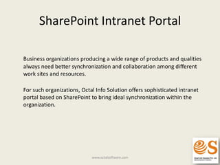 Custom SharePoint Development | PPT