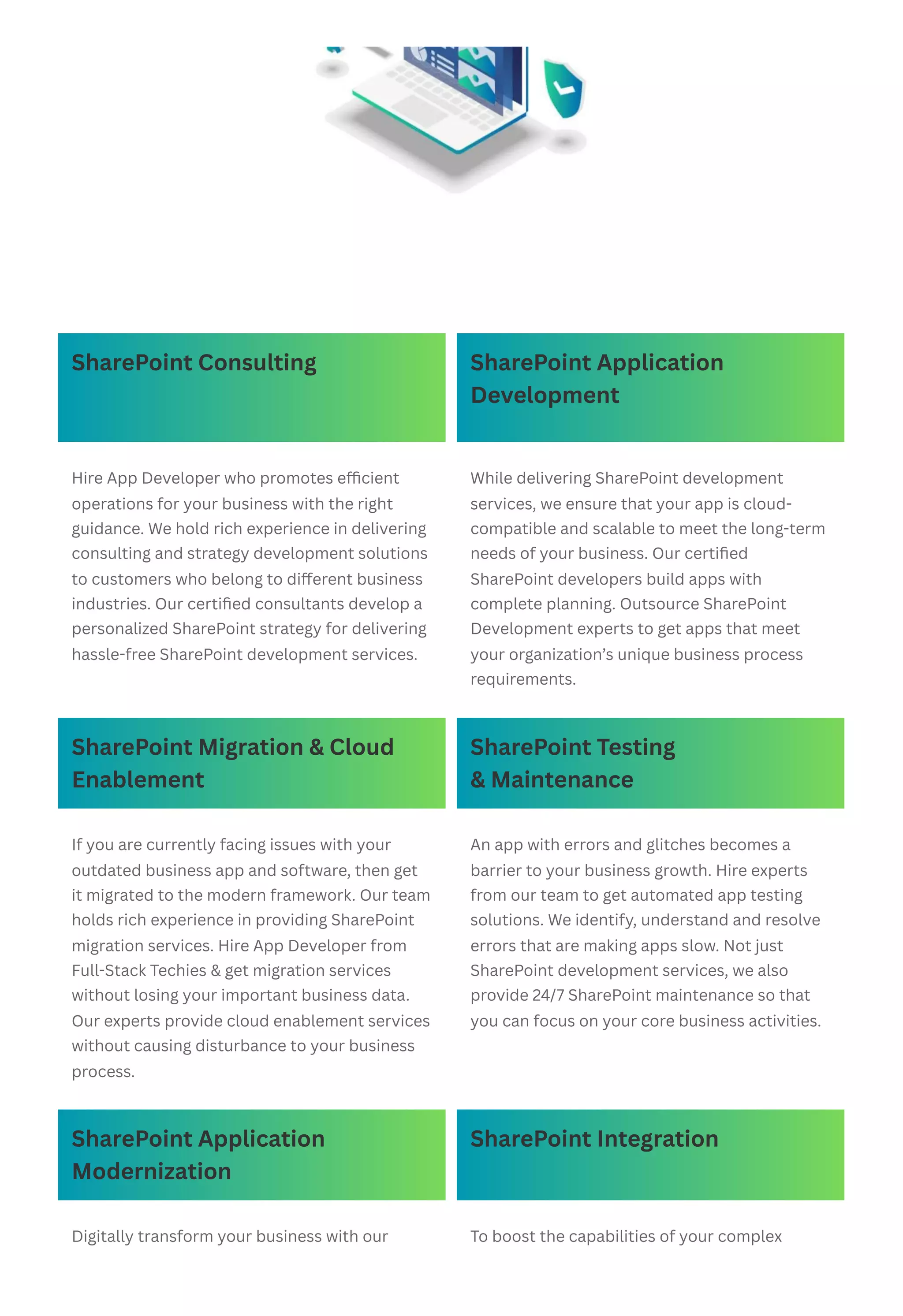 Sharepoint Development Services | PDF