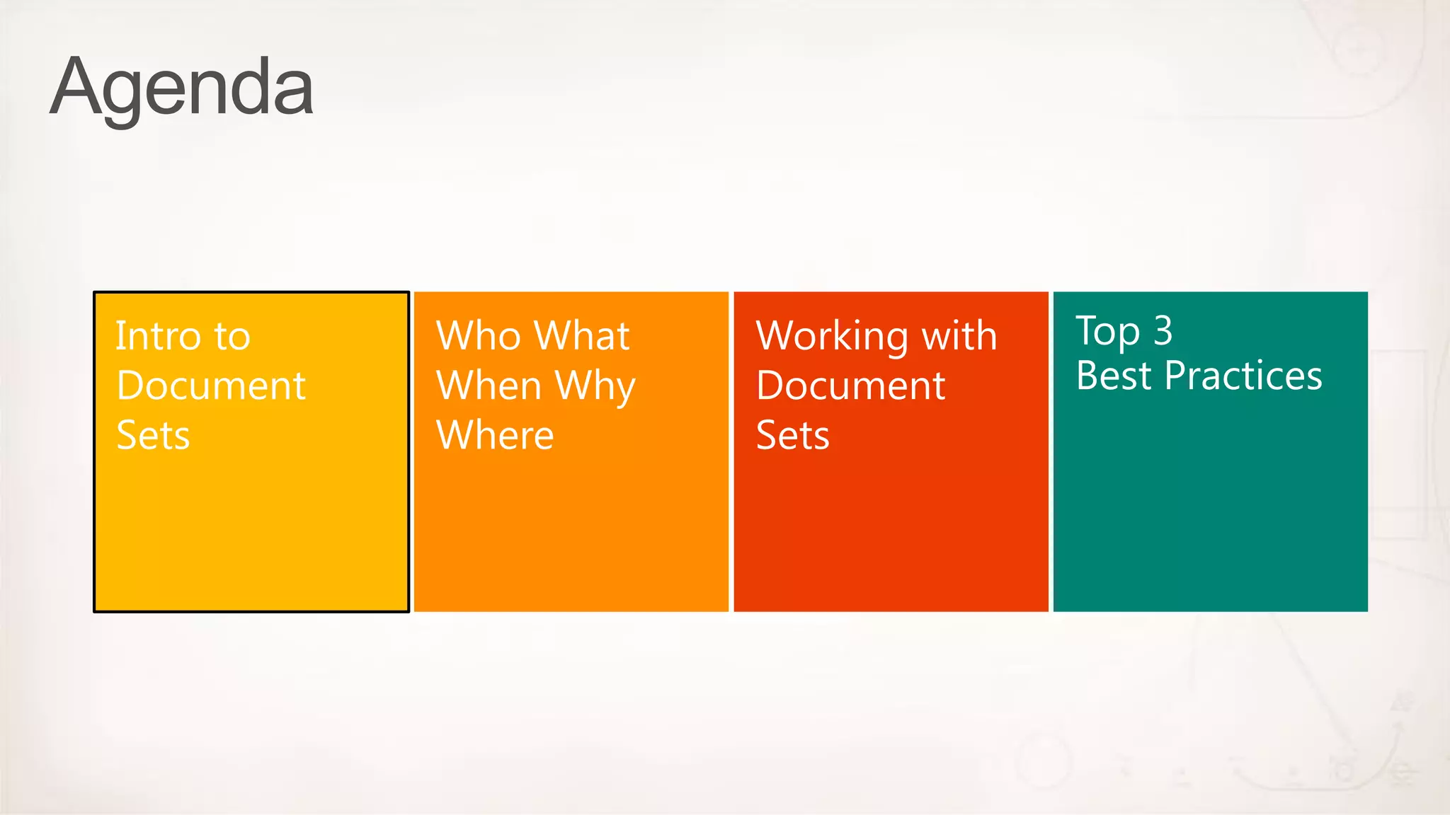 SharePoint Document Sets | PPTX | Operating Systems | Computer Software and Applications