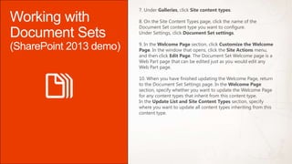 SharePoint Document Sets | PPTX | Operating Systems | Computer Software ...