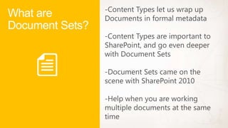SharePoint Document Sets | PPT