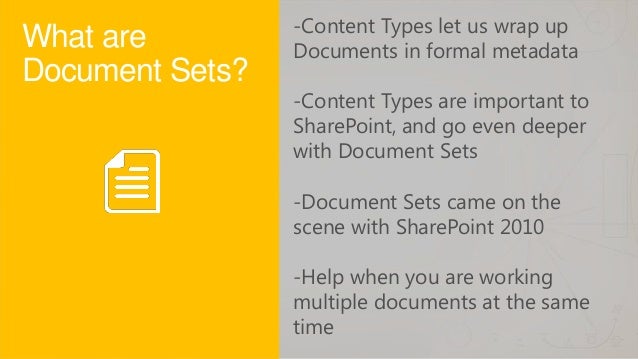 SharePoint Document Sets