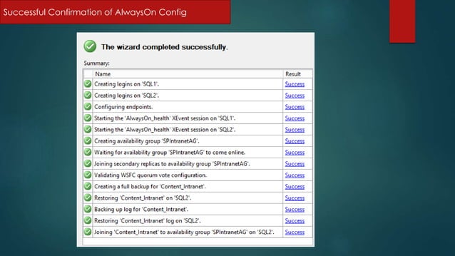 SharePoint Disaster Recovery with SQL AlwaysOn | PPT