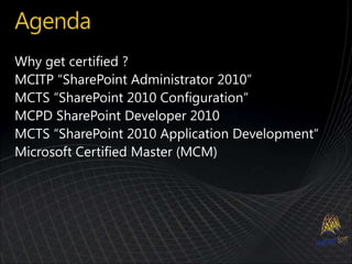 SharePoint 2010 Certifications | PPTX