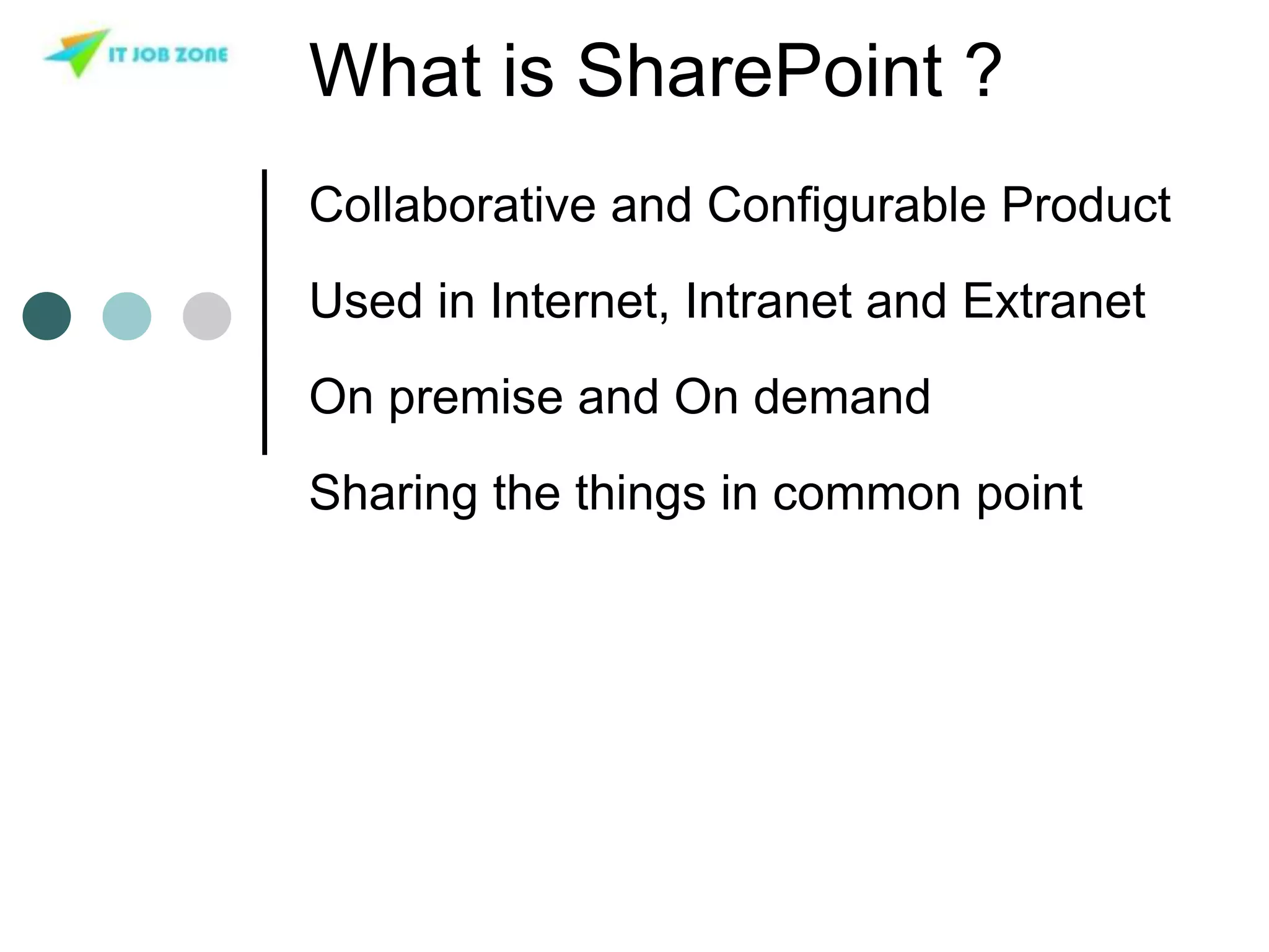SharePoint Online Training for Admin or Super User or End User | PPTX