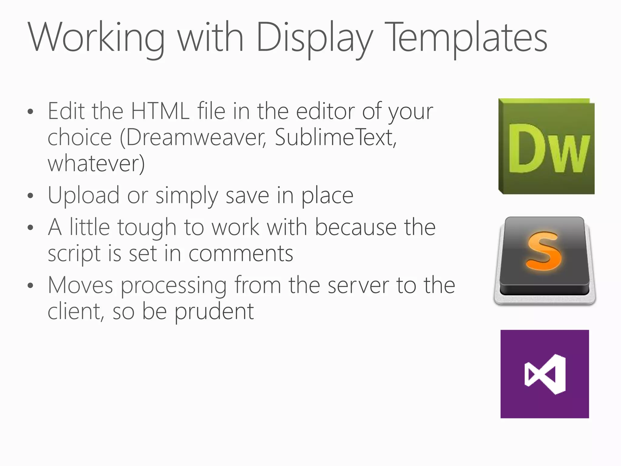 SharePointFest Chicago 2014 - PWR105 - Anatomy of a Display Template | PPT