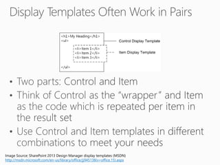 SharePointFest Chicago 2014 - PWR105 - Anatomy of a Display Template | PPTX