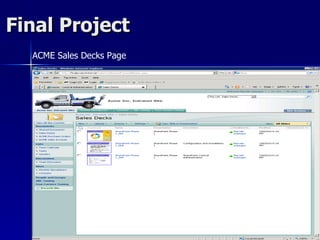 SharePoint Final Project | PPT