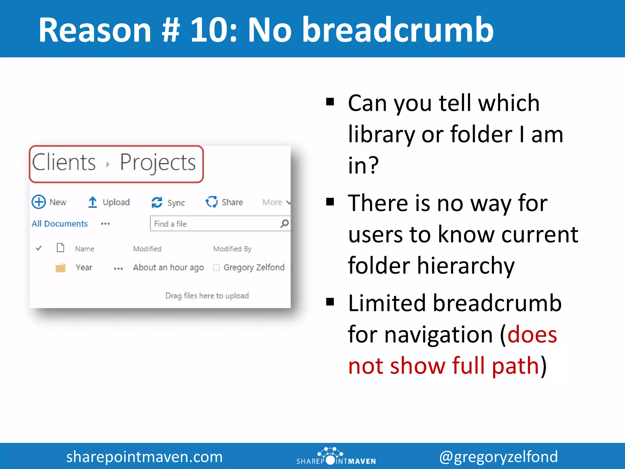 SharePoint Folders vs. Metadata | PPT
