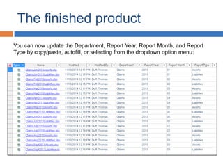 SharePoint Folders: Folders vs. Metadata | PPT