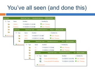 SharePoint Folders: Folders vs. Metadata | PPTX