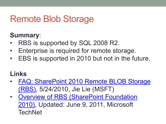 SharePoint for DBAs Part 1 | PPTX