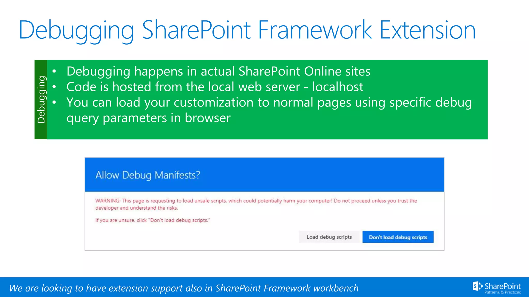 SharePoint framework - Introduction to SPFx Extensions | PPT