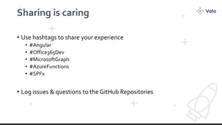 SharePoint Saturday Utah 2018 - SharePoint Framework, Angular and Azure Functions | PPTX