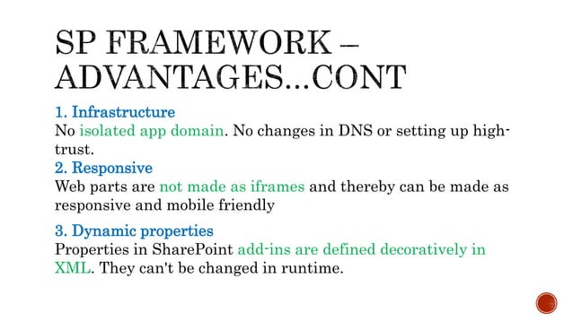 SharePoint Framework -The future of SharePoint/ Office 365 developer ecosystem. | PPTX
