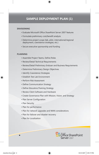 Sharepoint Governance | PDF