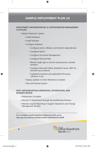 Sharepoint Governance | PDF