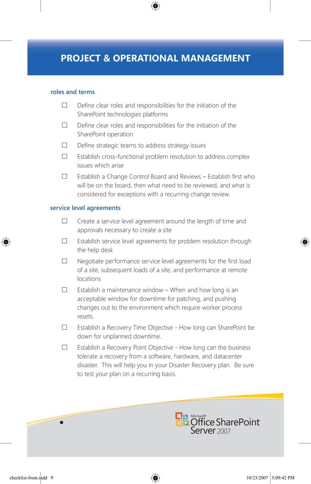 Sharepoint Governance | PDF