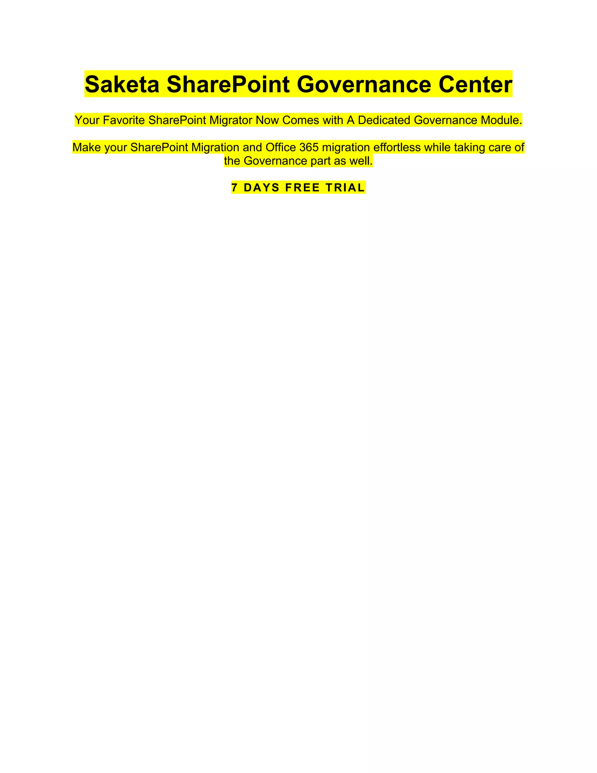 Guide to SharePoint Governance: An Overview | PDF