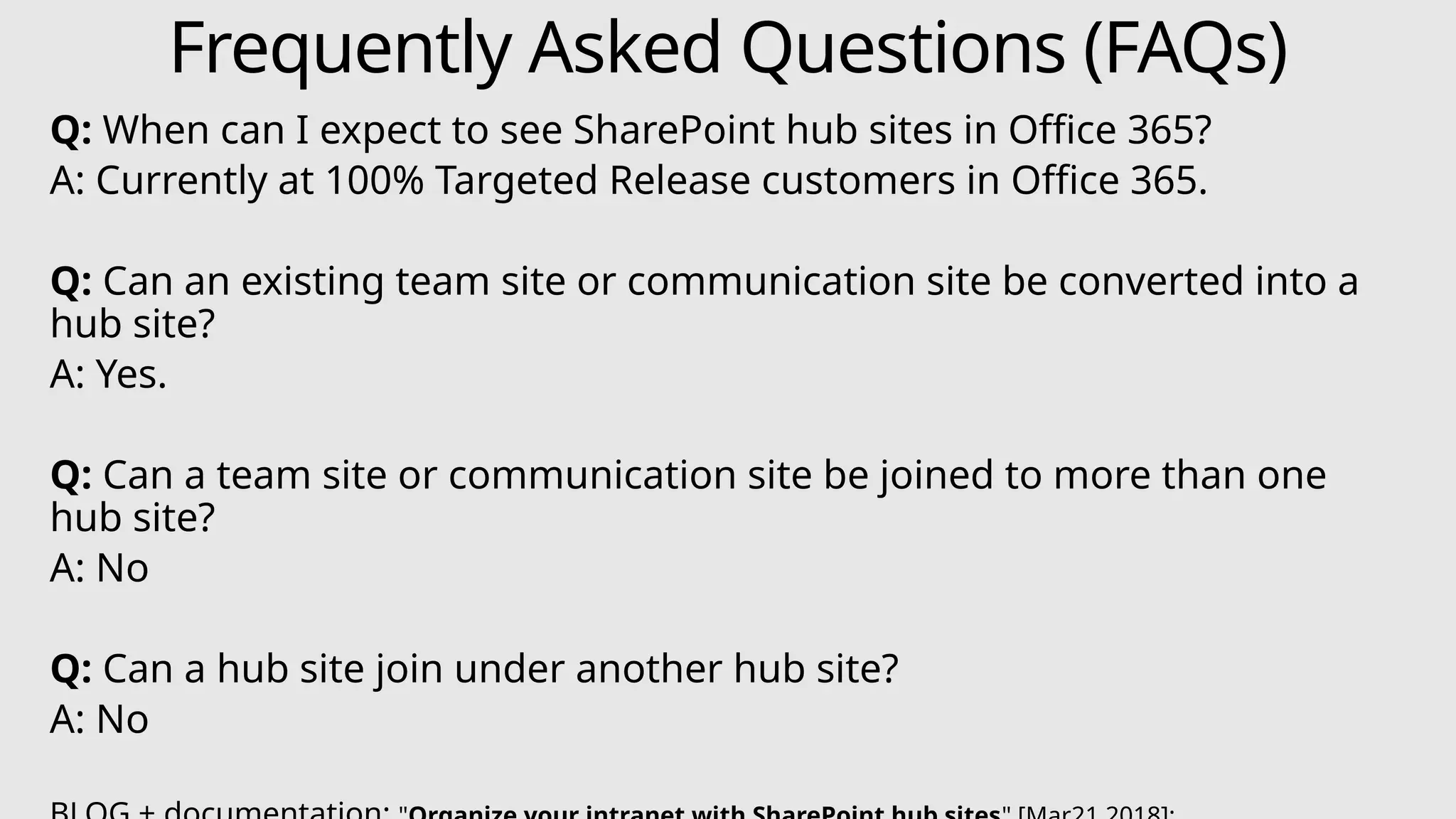 SharePoint hub sites in Microsoft 365 and SHarePoint | PPTX