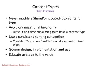 SharePoint Information Architecture Applied | PPTX