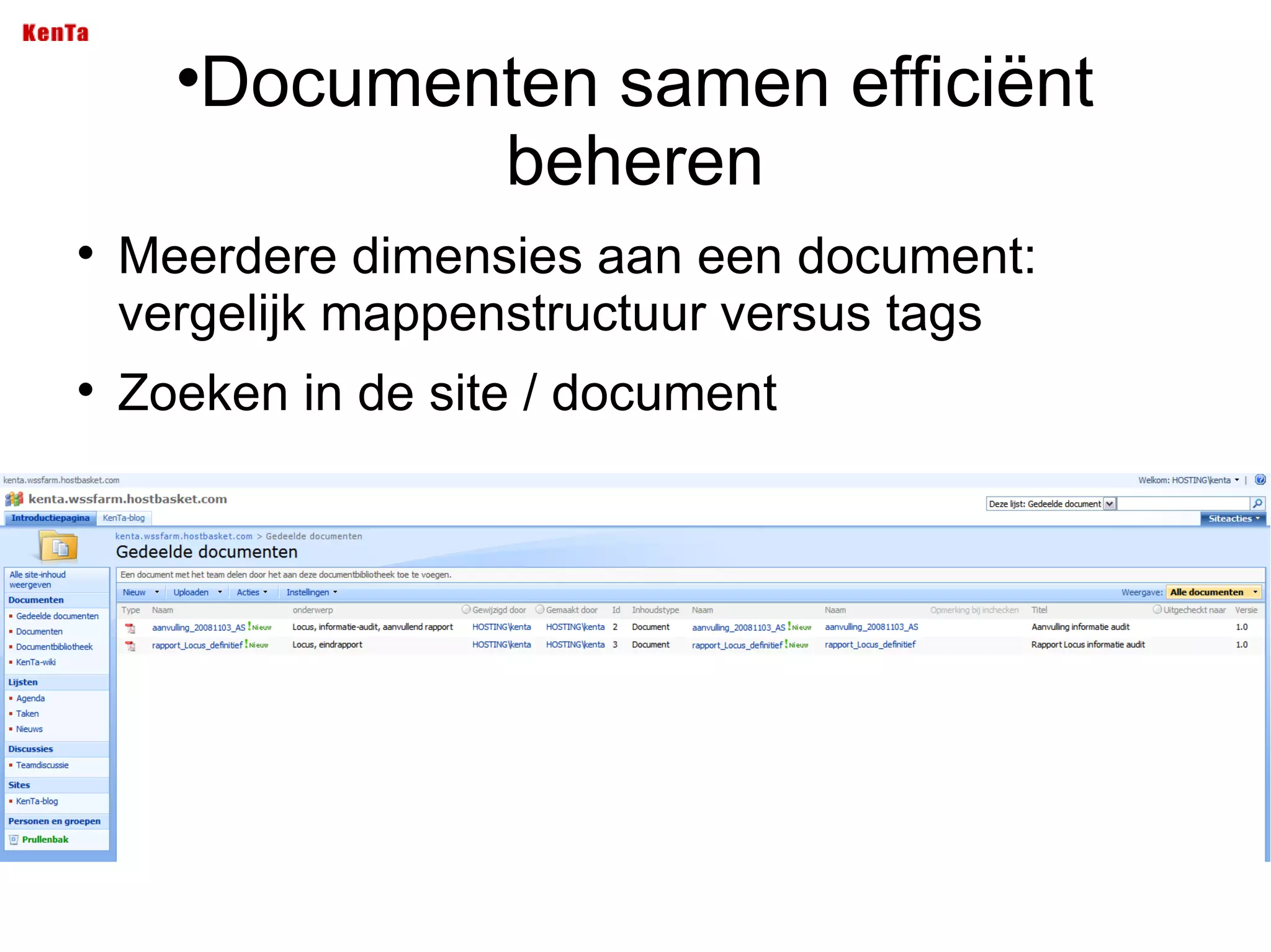 SharePoint Inleiding | PPT