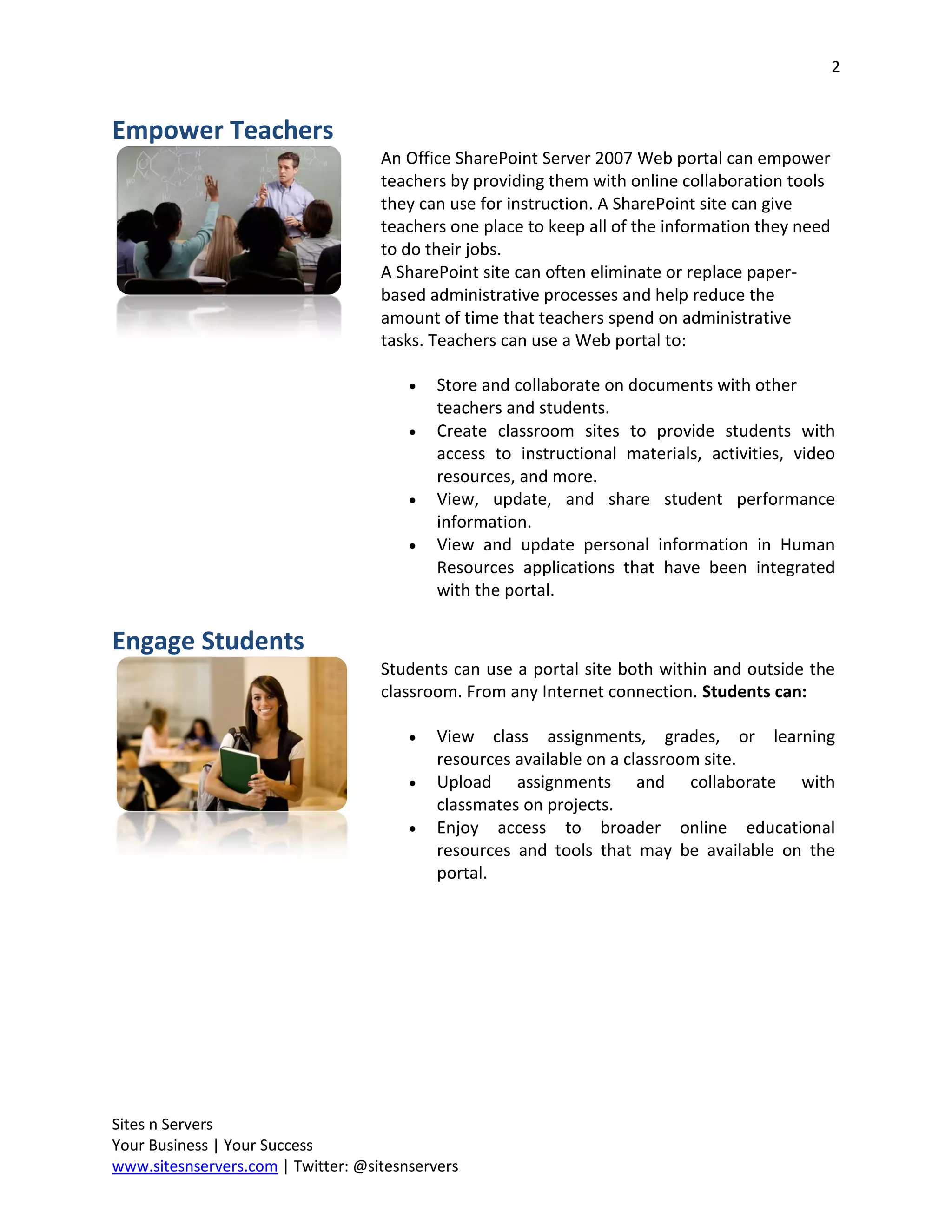 SharePoint in Schools | PDF