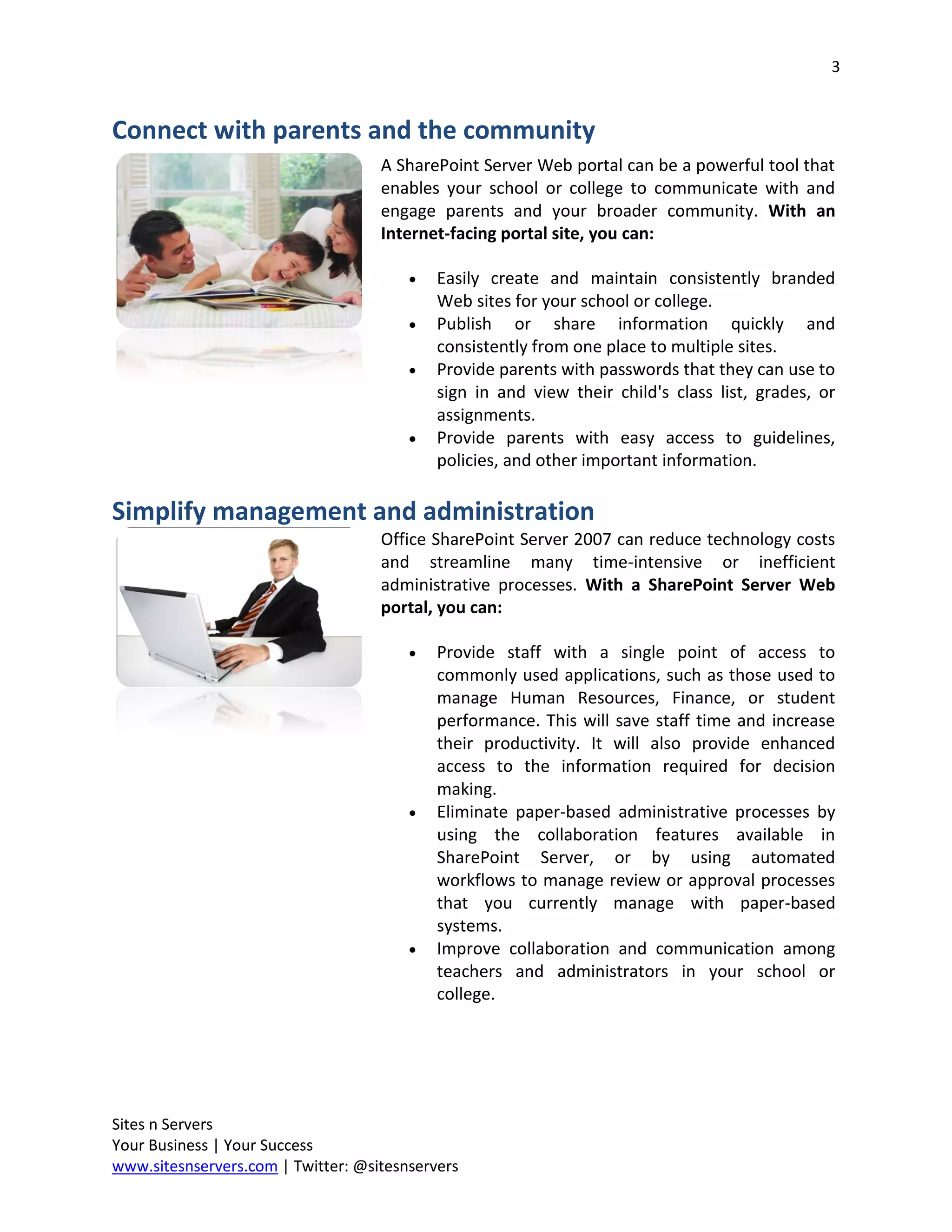 SharePoint in Schools | PDF