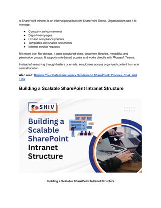 Build a SharePoint Intranet: Step-by-Step Guide | PDF