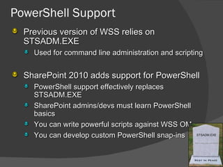 SharePoint 2010 and its development tools | PPT