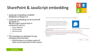 SharePoint and javascript – modern development | PPT