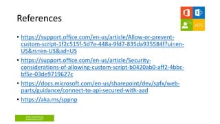 SharePoint and javascript – modern development | PPT