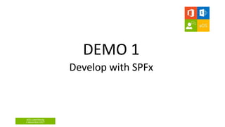 SharePoint and javascript – modern development | PPT