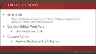 The SharePoint & jQuery Guide - Updated 1/14/14 | PPT
