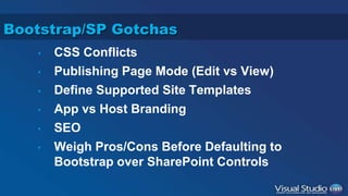 How to Improve the SharePoint UI Using Bootstrap 3 | PPT