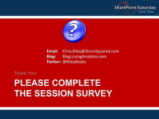 Share point meet ECM at SharePoint Saturday | PPT