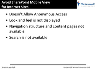 Sharepoint mobile | PPT