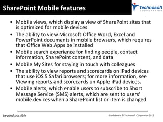 Sharepoint mobile | PPT