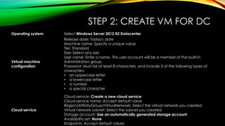 SharePoint Farm Setup On Azure | PPTX | Cloud Computing | Internet