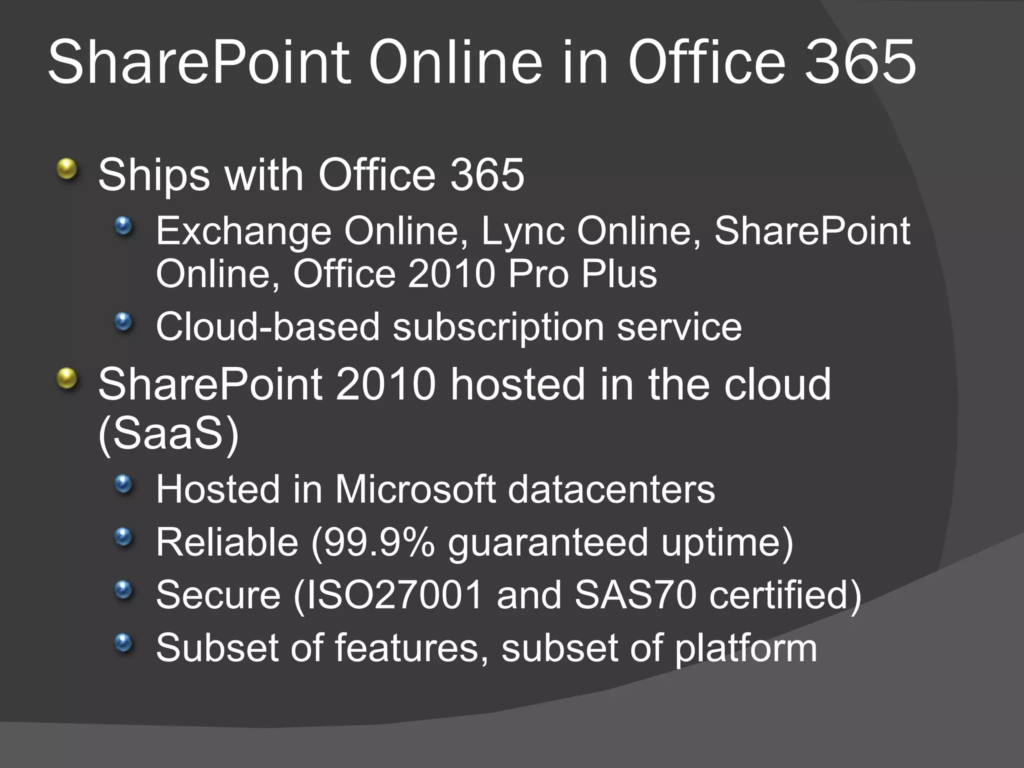 Sharepoint Online | PPT