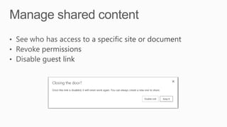 SharePoint Online - What is an external user | PPT