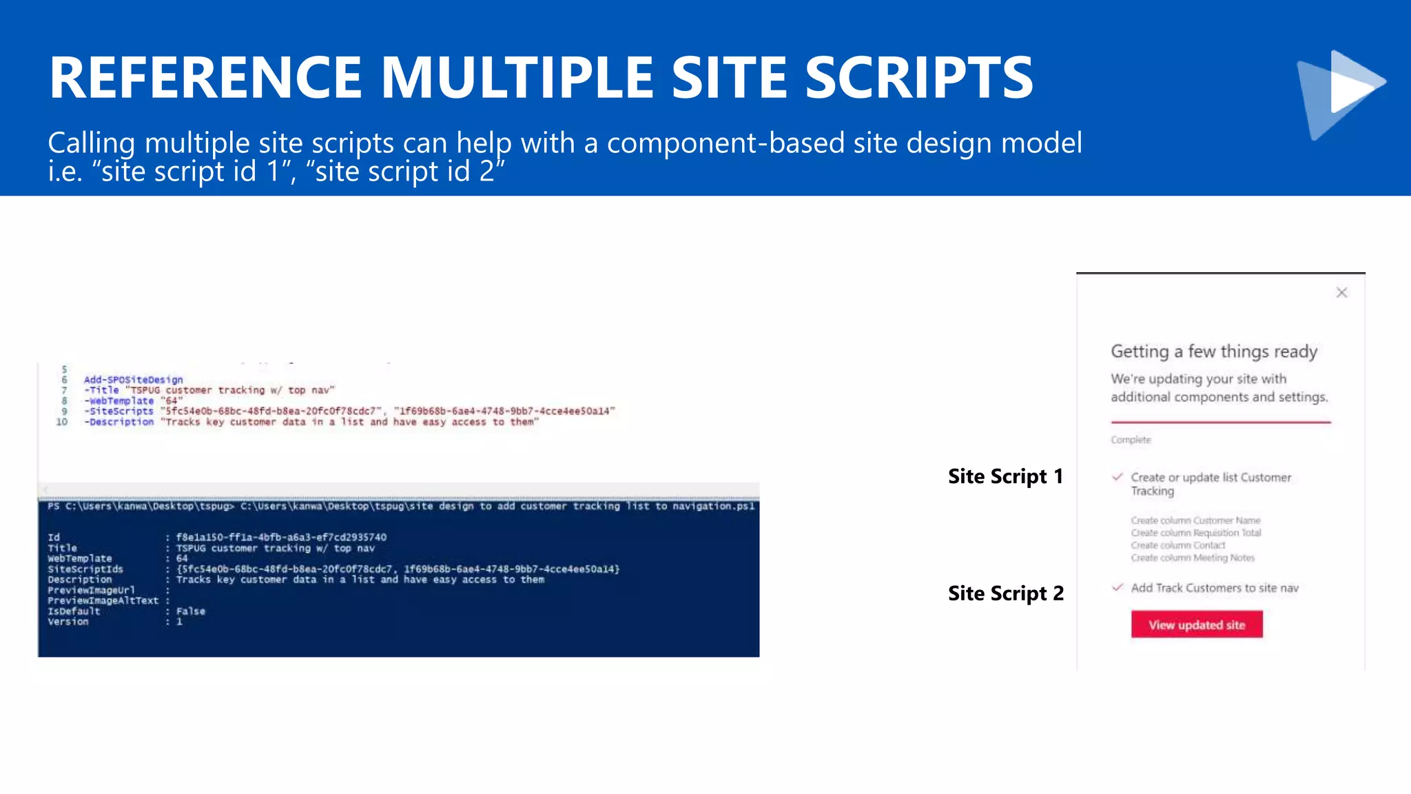 SharePoint Online Site Design and Site Scripts: The New Hotness #o365red | PPTX