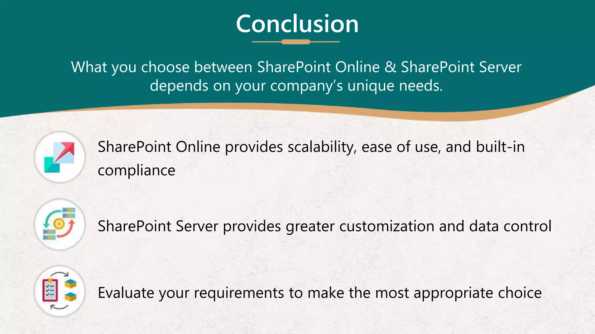 SharePoint Online vs. SharePoint Server_22-9-2023.pptx | Web Development | Internet
